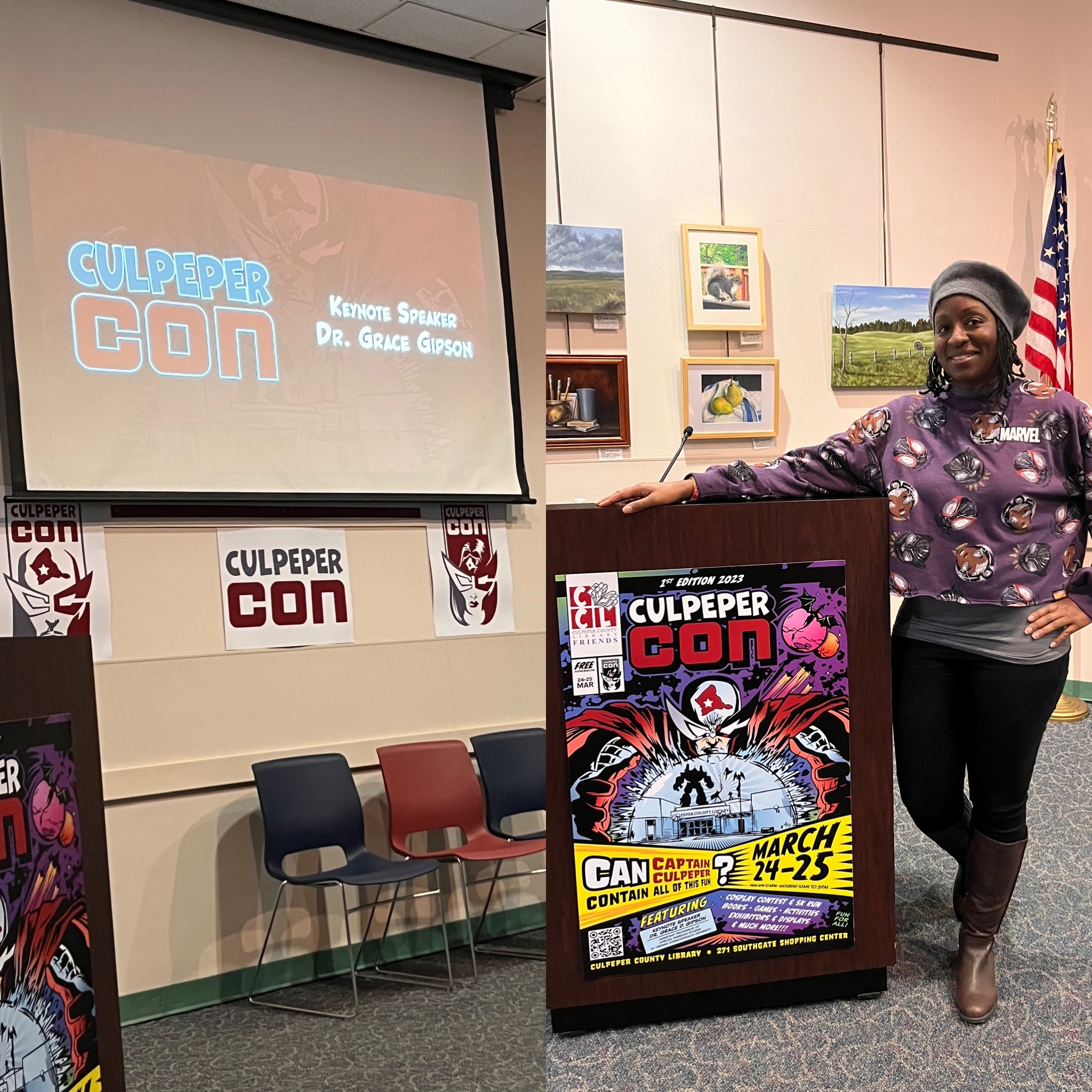 Dr. G Featured at CulpeperCon 2023!! – Black Future Feminist